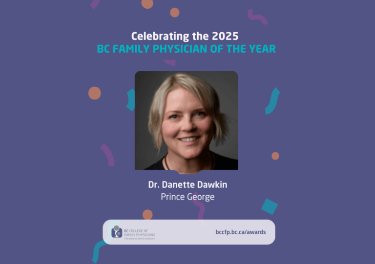 Celebrating Danette Dawkin, 2025 BC Family Physician of the Year - BC ...